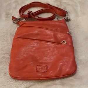 Colab | Bags | Colabs Orange Crossbody Multi Zipper Bag | Poshmark